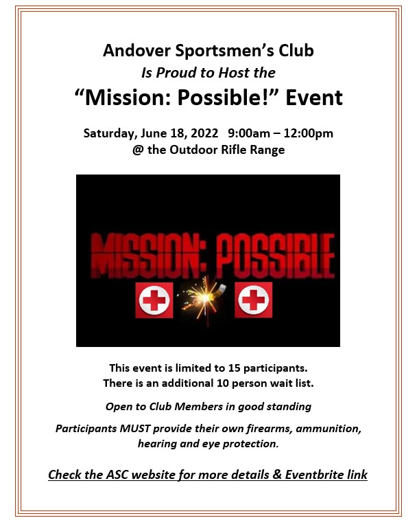 Mission Possible - Competition | Andover Sportsmen's Club